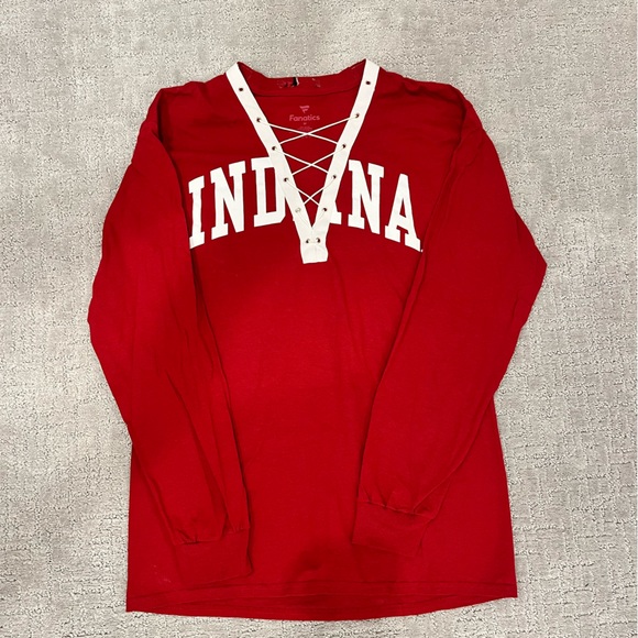 Tops | Indiana University Custom Tee Shirt Iu Hoosiers | Poshmark